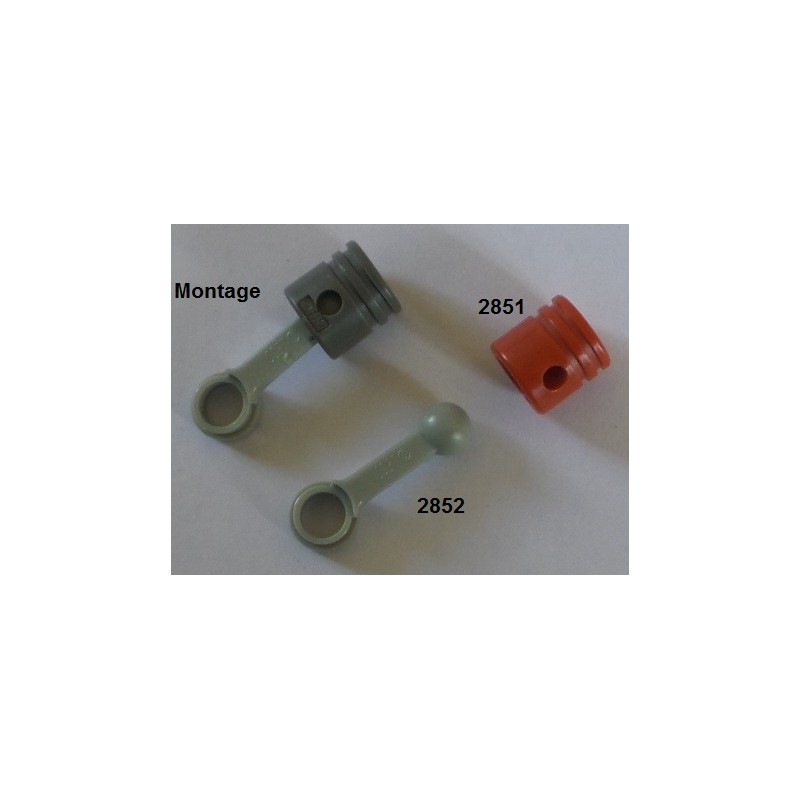 LEGO 2851 Technic Engine Piston Round - BricDyonisos