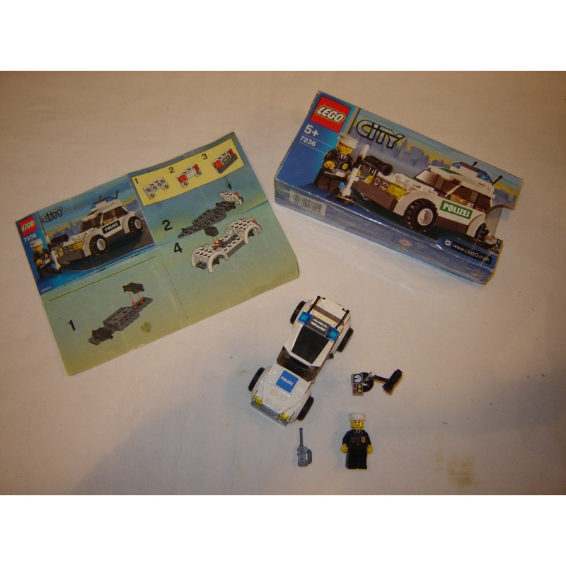 LEGO City 7236 Voiture de police 2005 - BricDyonisos